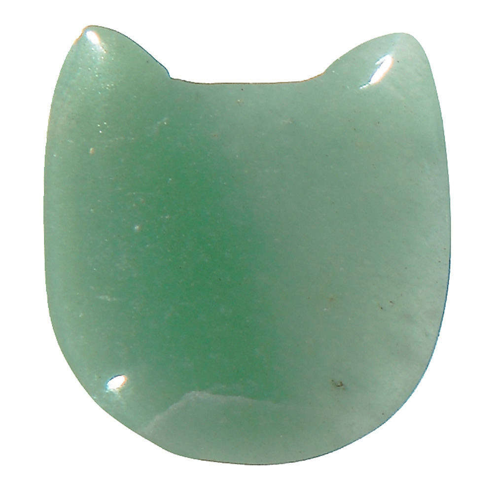 Green Aventurine Cat Face | Nature's Artifacts