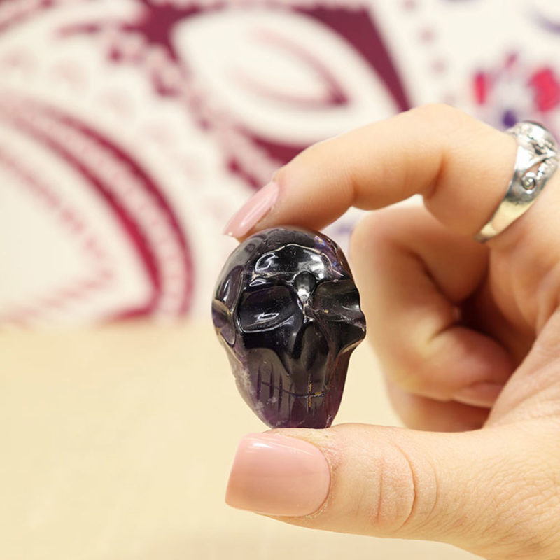 Amethyst Skull - Amethyst Crystal - Nature's Artifacts