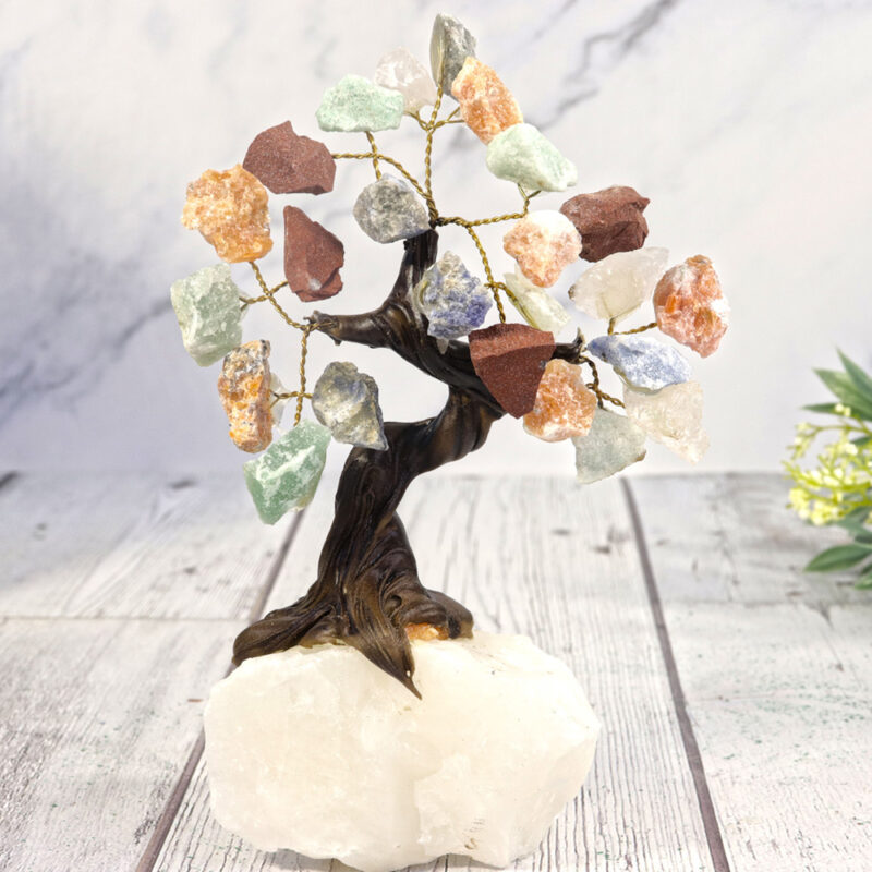 Mix Gemstone Bonsai Tree - Multiple Gemstone Tree - Nature's Artifacts
