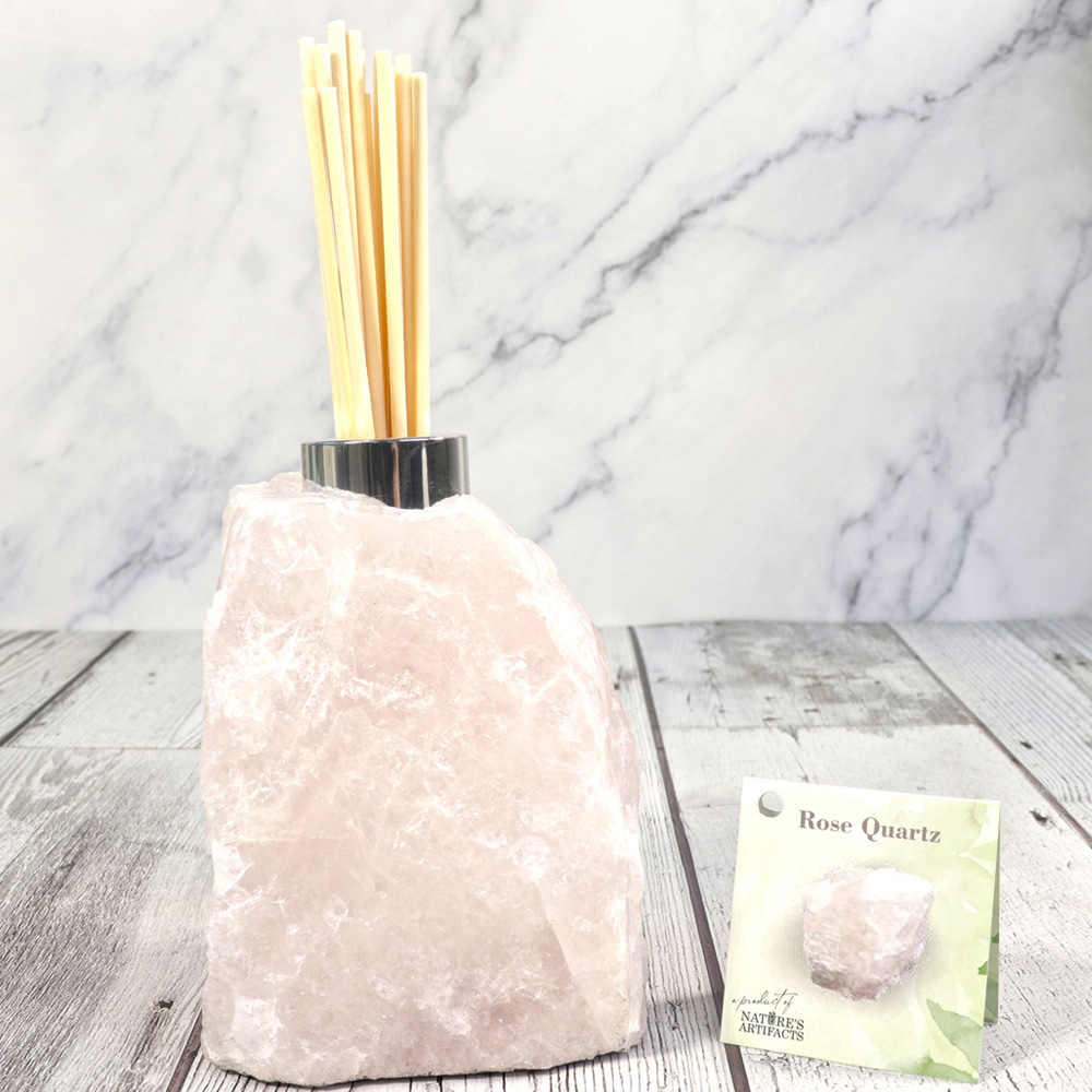 Rose Quartz Diffuser - Nature's Artifacts
