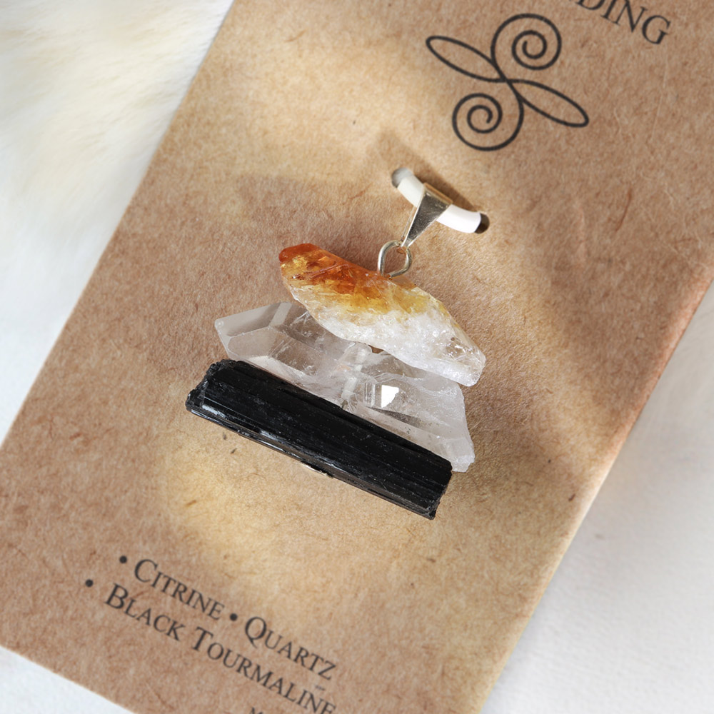 Intention Pendant for Grounding - Healing Crystals Jewelry - Nature's ...
