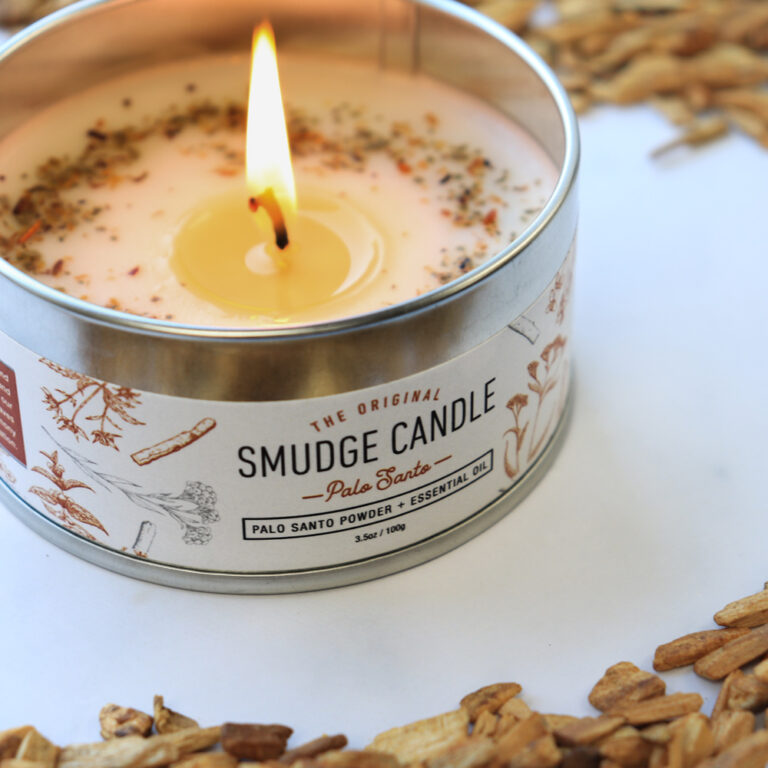 Palo Santo Smudge Tin Candle - Nature's Artifacts